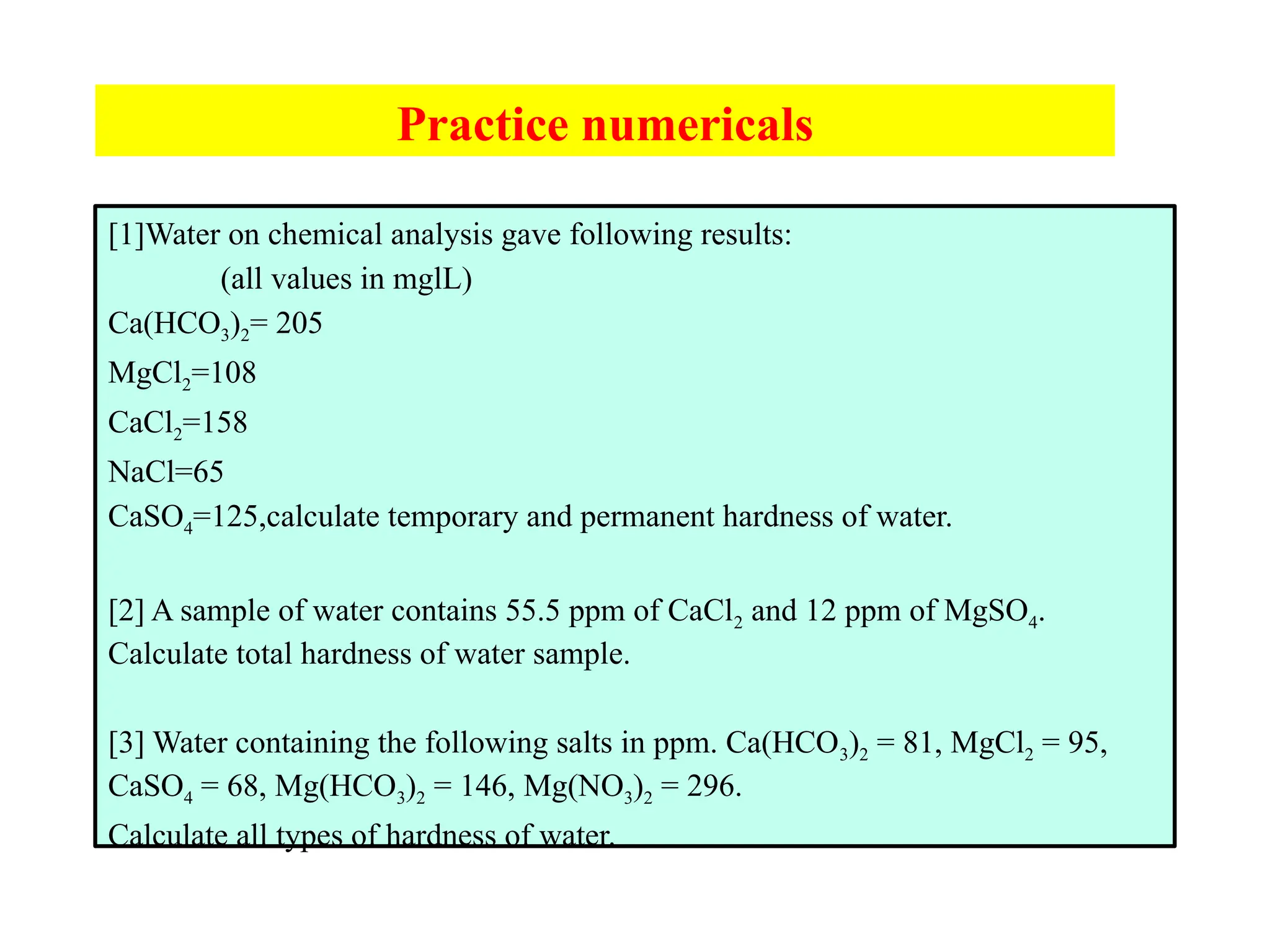 presentation on water (estimation of hardness softening of water) | PPTX