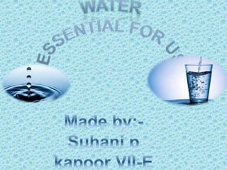 Water presentation | PPTX