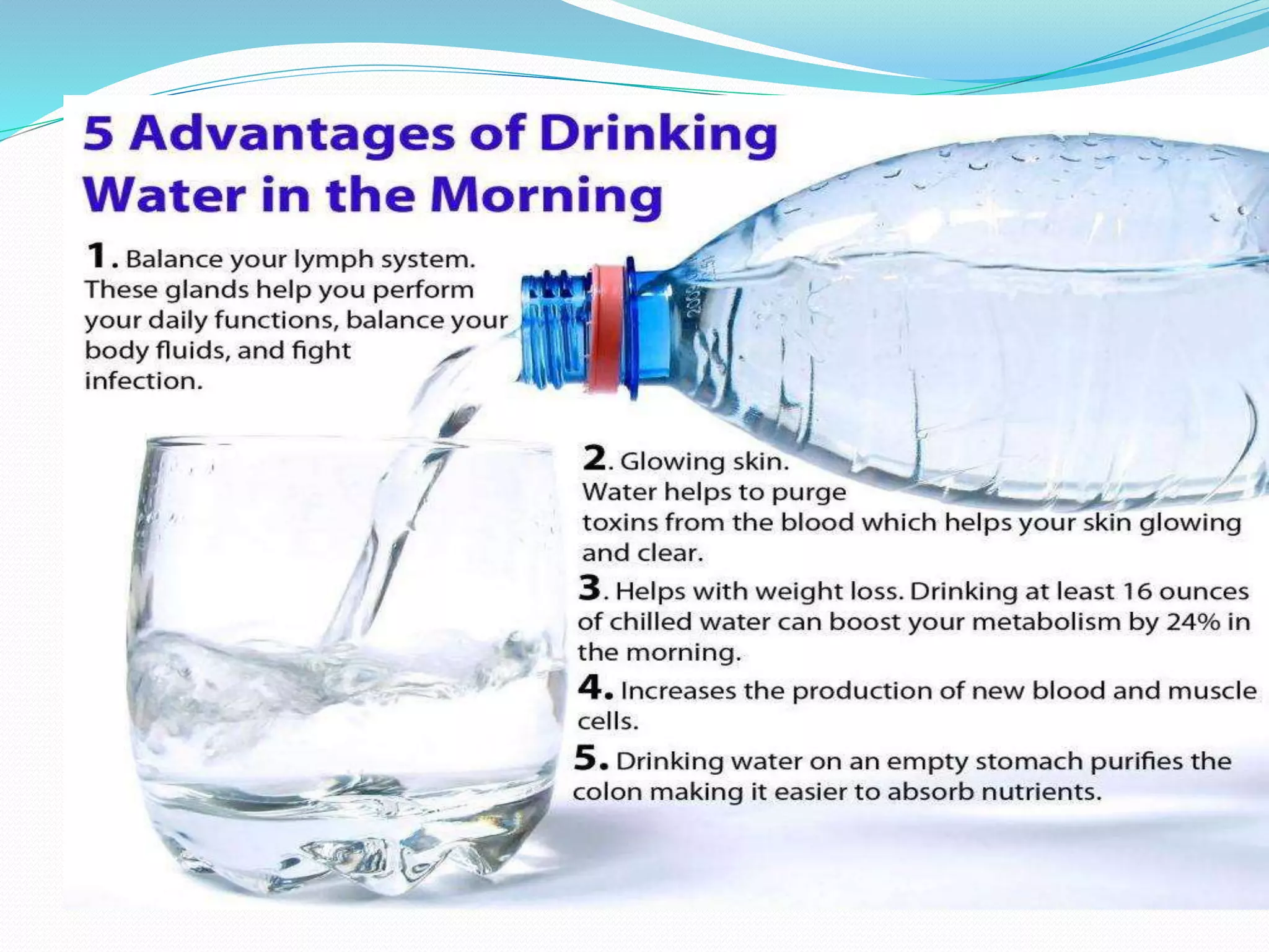 Water presentation, Advantages of drinking water, | PPTX