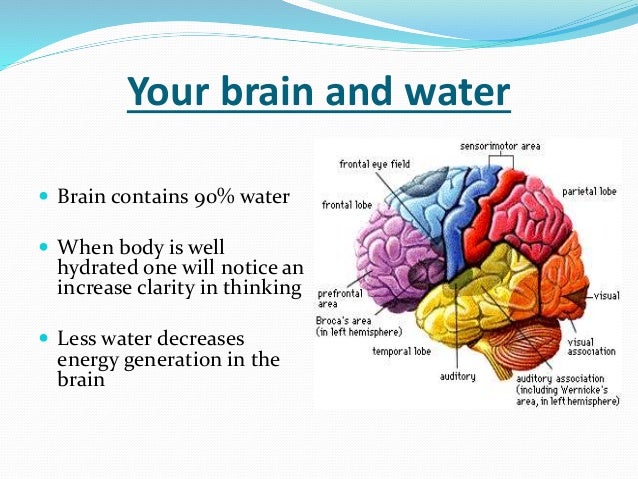 Water presentation, Advantages of drinking water,