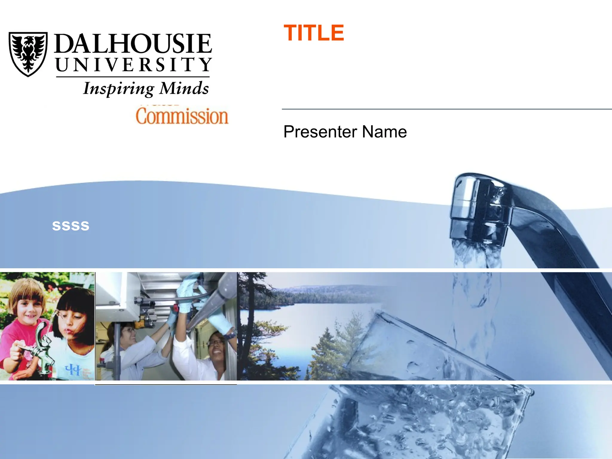 Water Presentation Template -A for water resource management.ppt