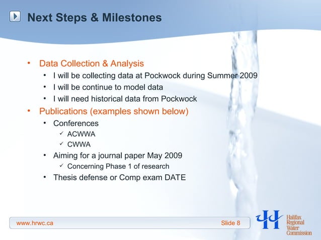 Water Presentation Template -A for water resource management.ppt