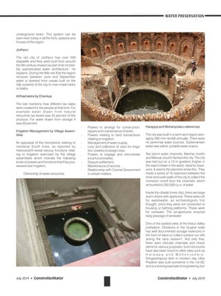 Water preservation methods during ancient times by Constro Facilitator ...