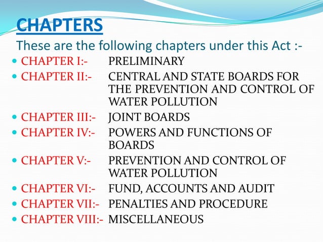 Water (prevention and control of pollution) act, 1974 | PDF | Political ...