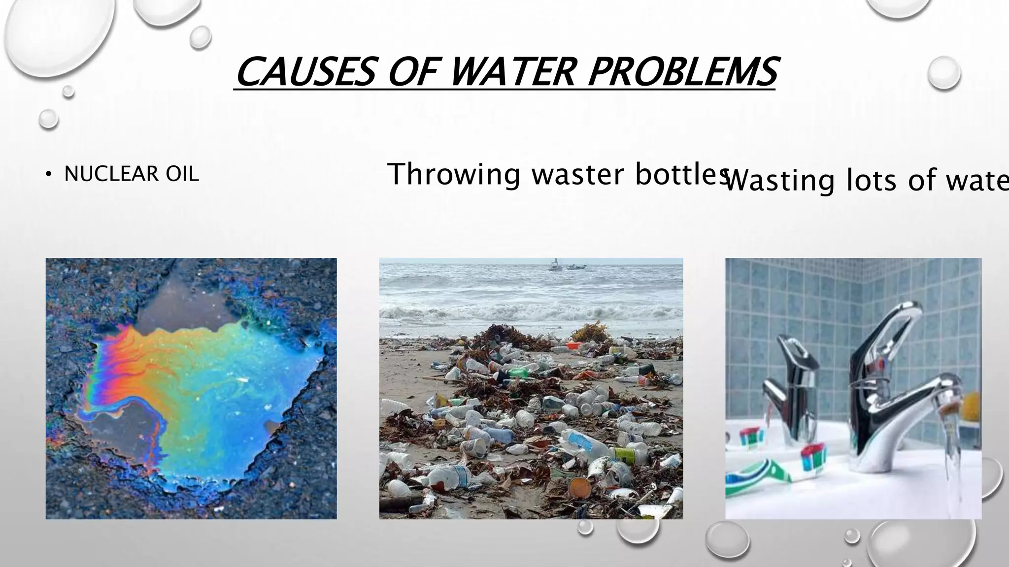 Water problems | PPTX