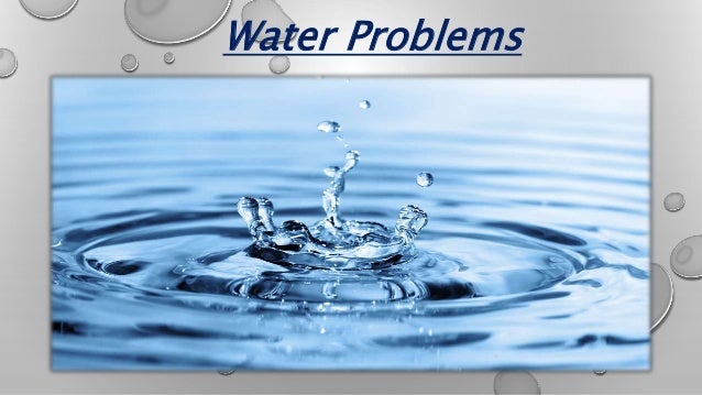 Water problems