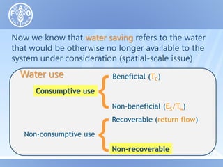 Technical Seminar “Water Efficiency, Water Productivity, Water Saving ...
