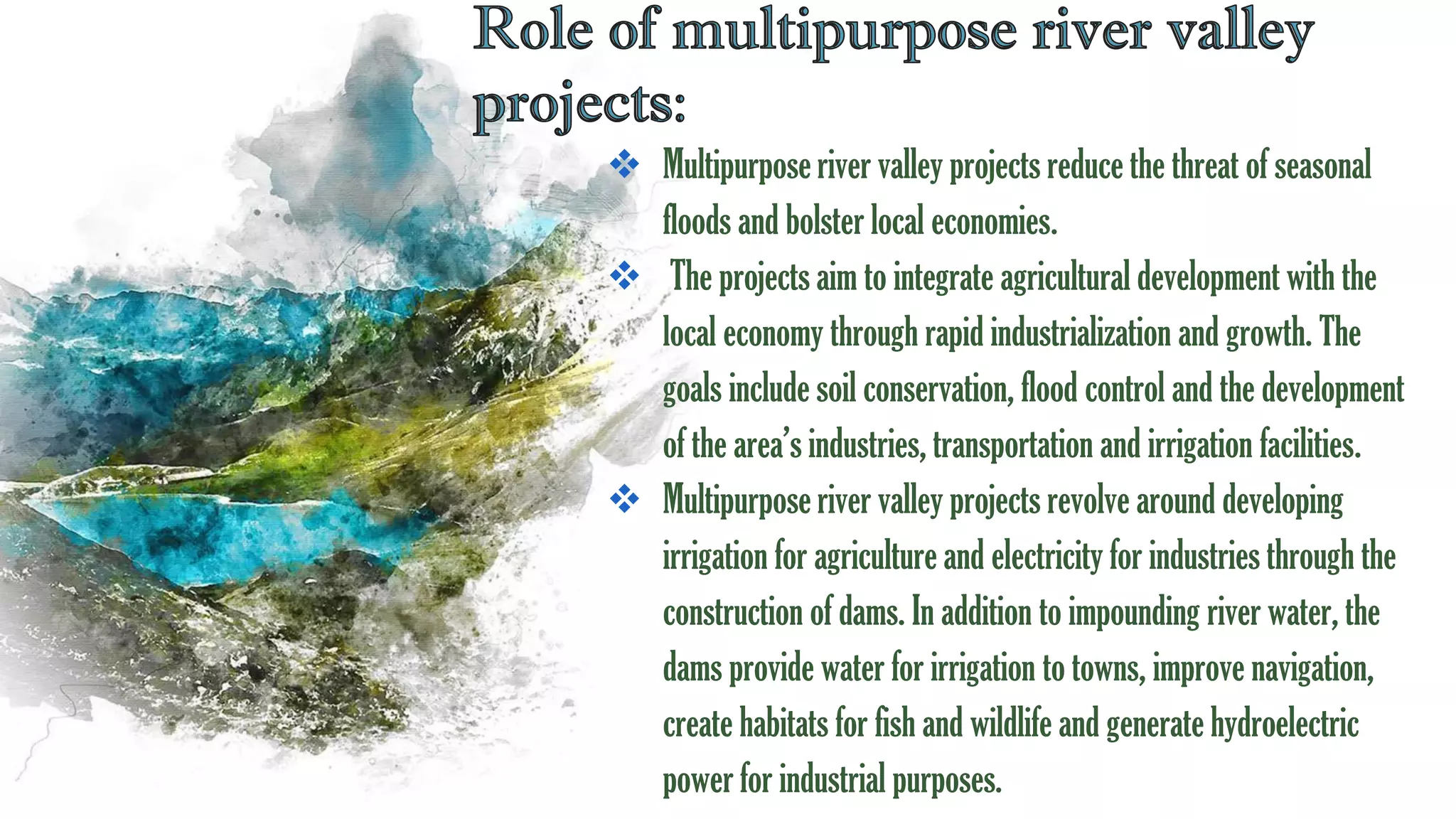Multipurpose River Valley Projects and alternate water supply methods | PDF
