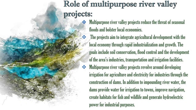Multipurpose River Valley Projects and alternate water supply methods | PDF