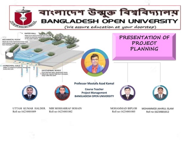 project planning of water management | PPT