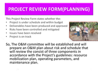 project planning of water management | PPT