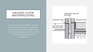 Waterproofing in buildings | PPTX