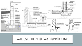 Waterproofing in buildings | PPTX