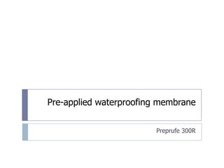 Waterproofing | PPT