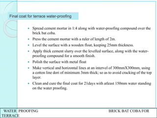 Water proofing in buildings | PPTX
