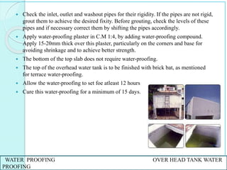 Water proofing in buildings | PPTX