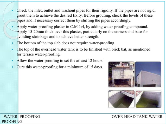 Water proofing in buildings | PPTX | Indoor Environmental Quality ...
