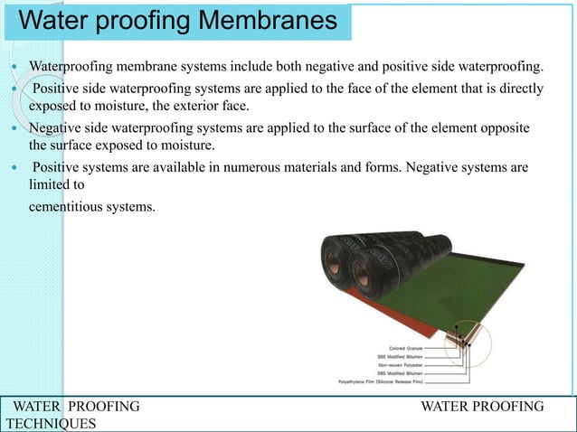 Water proofing in buildings | PPTX | Indoor Environmental Quality ...