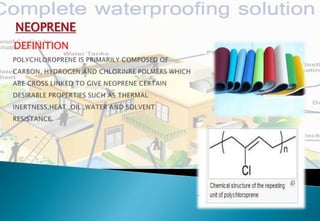 Waterproofing copmound | PPTX