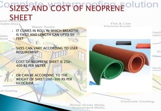 Waterproofing copmound | PPTX