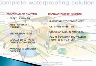 Waterproofing copmound | PPTX
