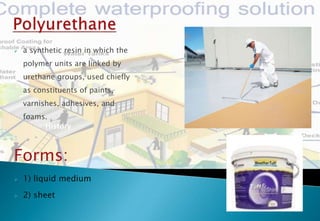 Waterproofing copmound | PPTX