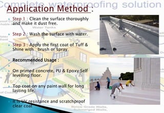 Waterproofing copmound | PPTX