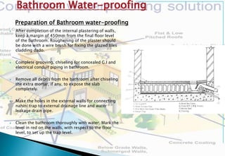 Waterproofing copmound | PPTX