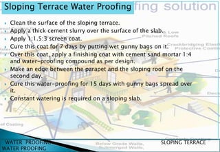 Waterproofing copmound | PPTX