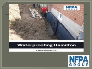 Waterproofing in hamilton