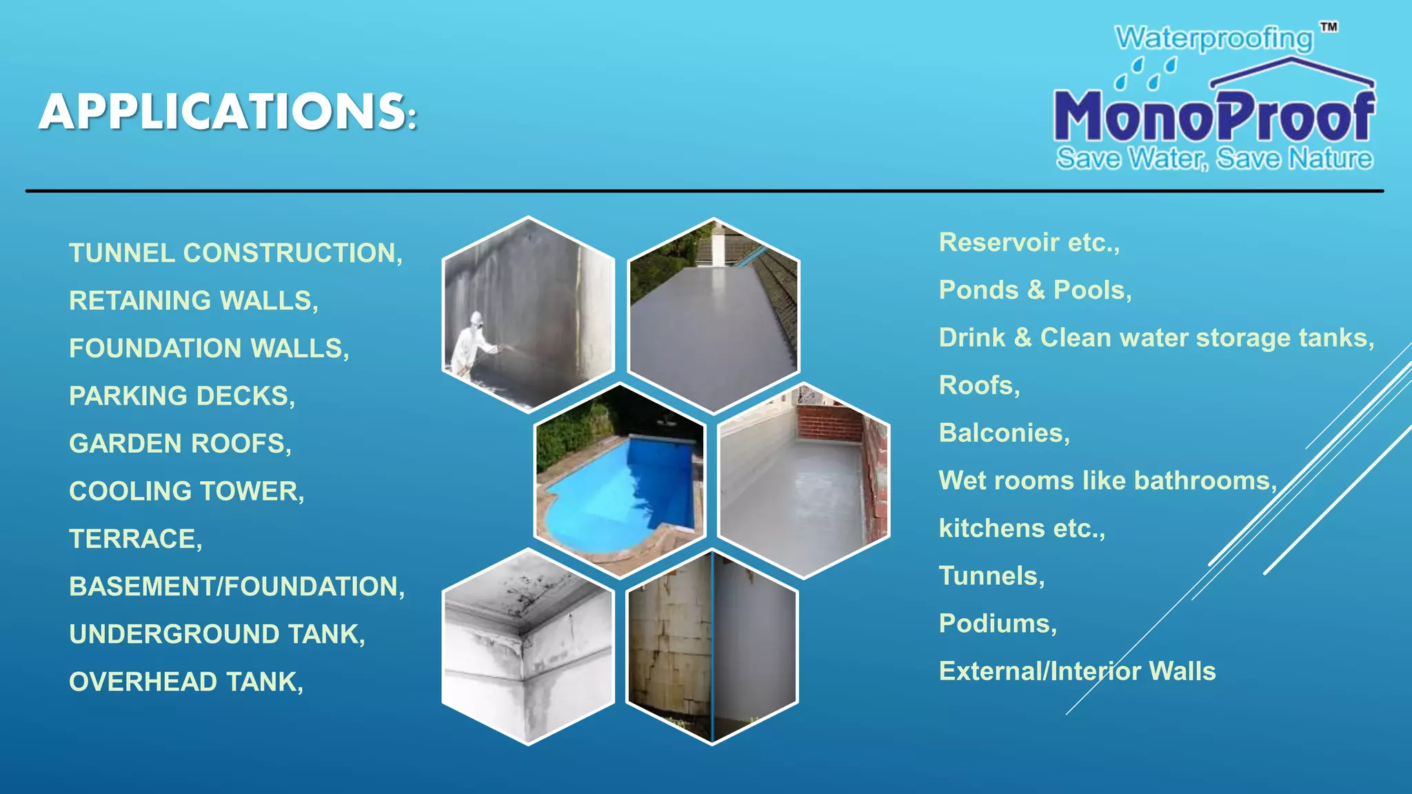 Waterproofing materials | PPTX