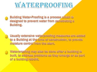Waterproofing | PDF