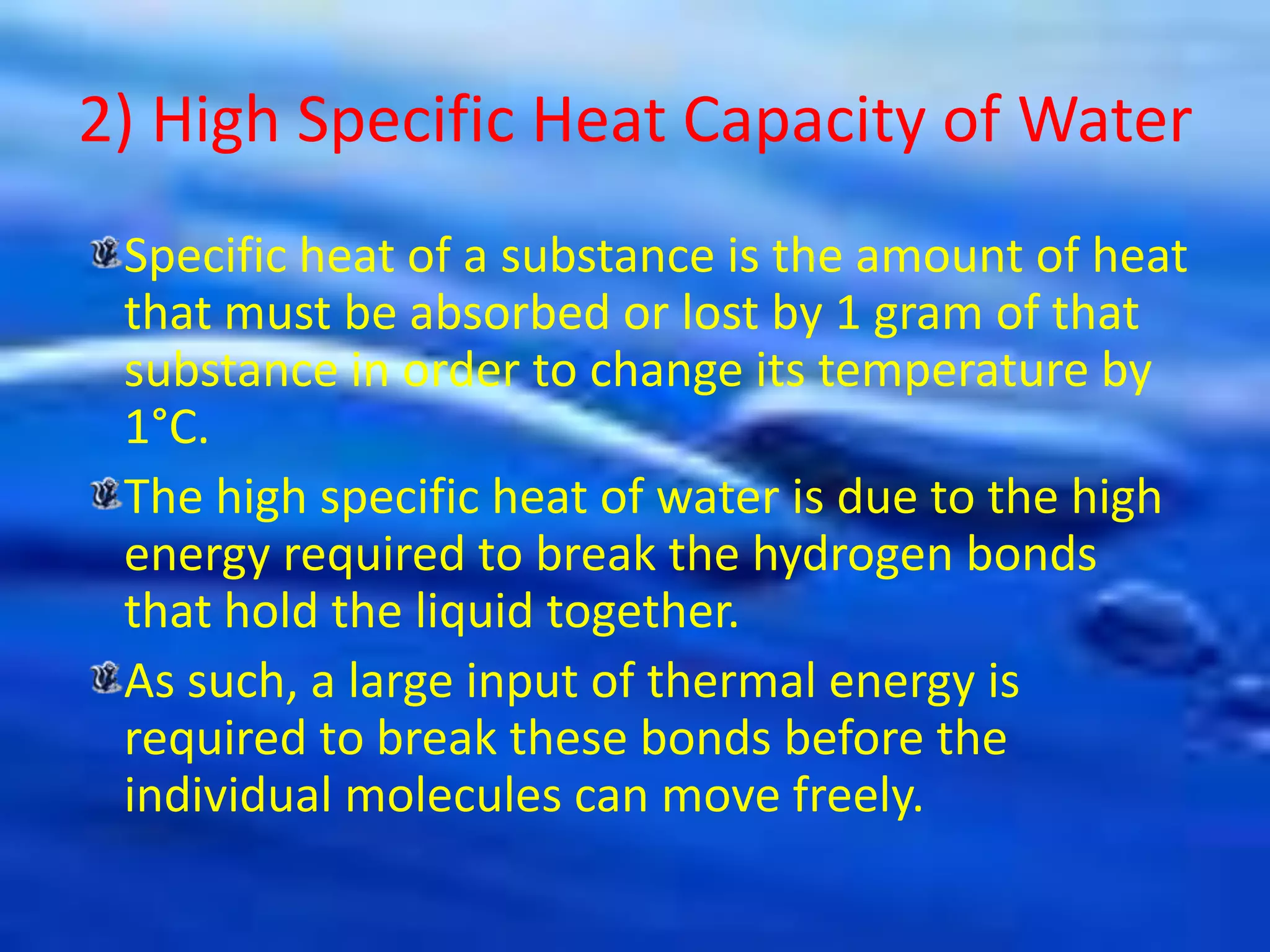 Water properties | PPTX