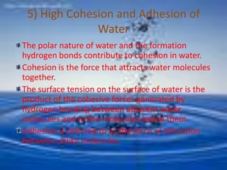 Water properties | PPTX