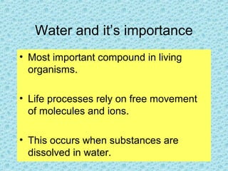 Water Notes | PPT