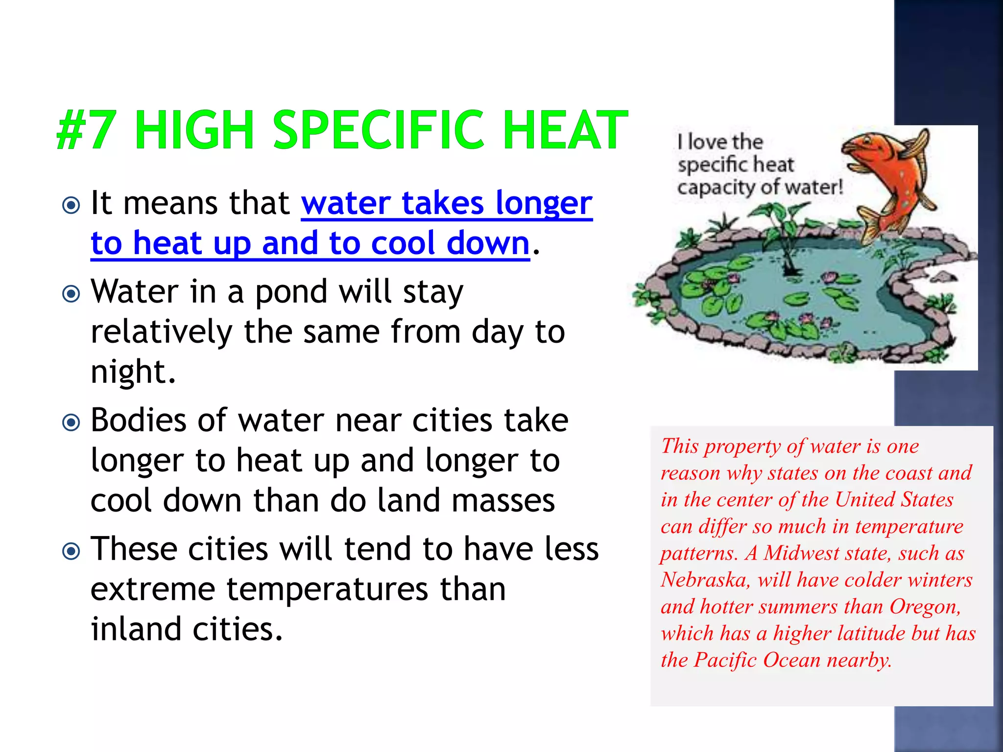 Water properties ppt | PPTX