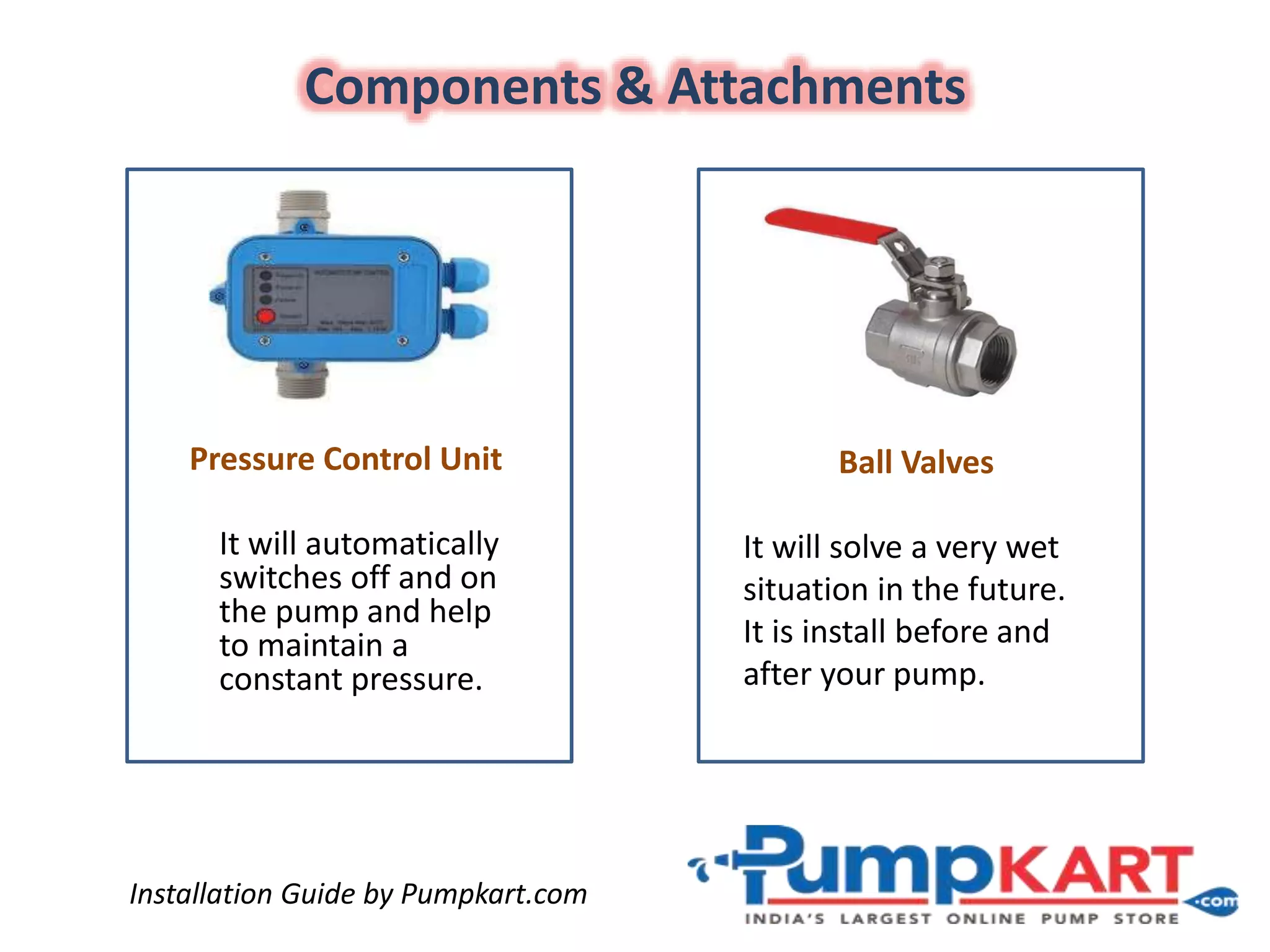 How to Install Water Pump | Water Pump Installation - Pumpkart.com