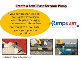 How to Install Water Pump | Water Pump Installation - Pumpkart.com