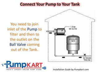 How to Install Water Pump | Water Pump Installation - Pumpkart.com