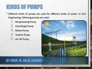 Water Pumps - Public Health Engineering | PDF