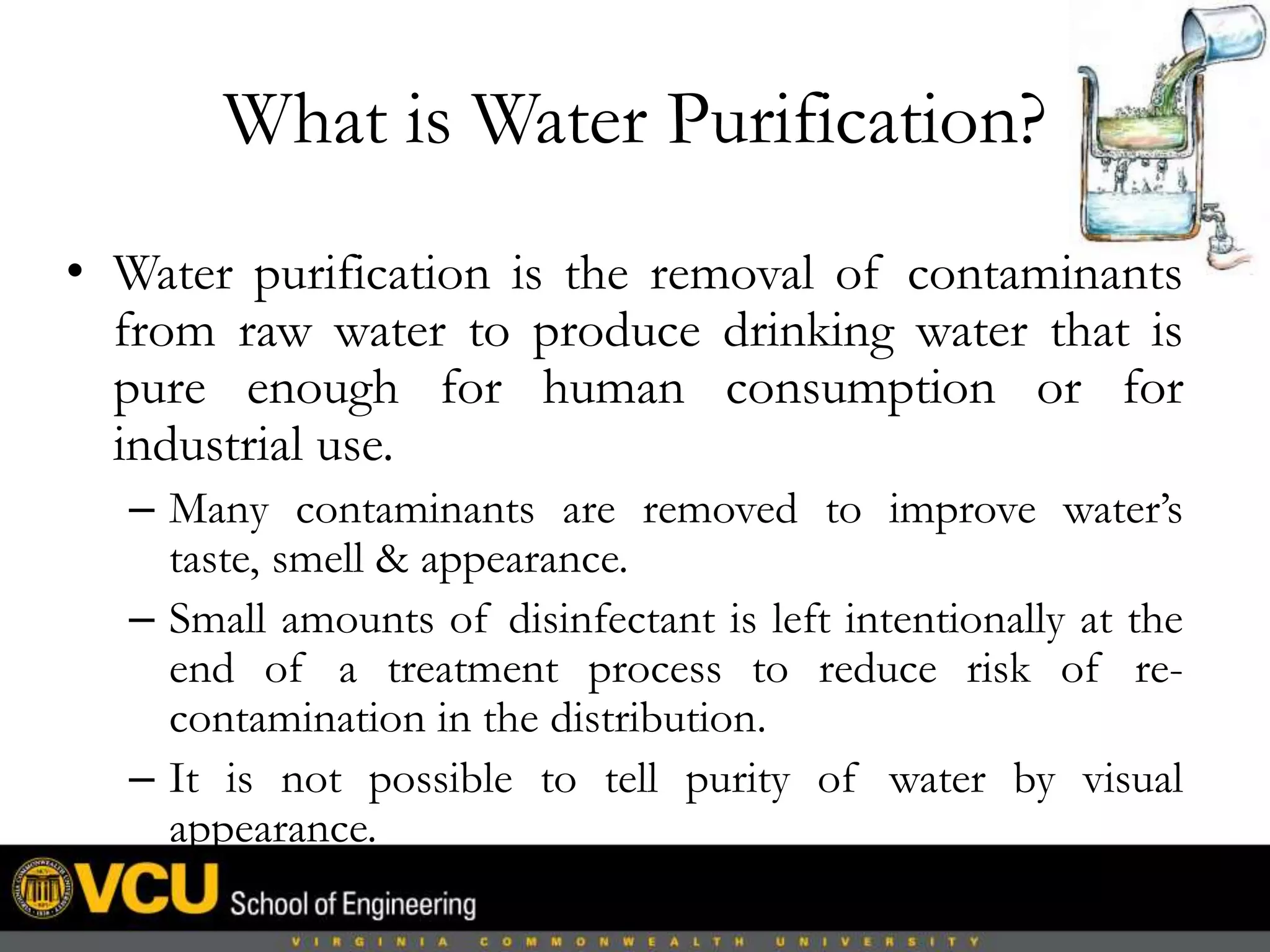 Water purification | PPTX | Indoor Environmental Quality | Home & Garden