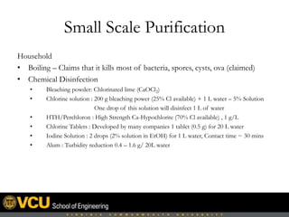 Water purification | PPTX