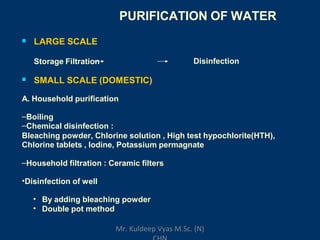 Water purification | PPT