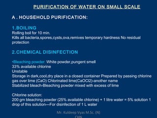 Water purification | PPT