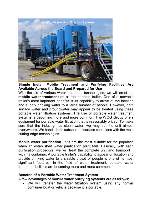 Water Purification and Mobile Water Treatment System I WOG Group.pdf