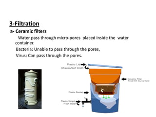 Water purification and pathogen control | PPTX