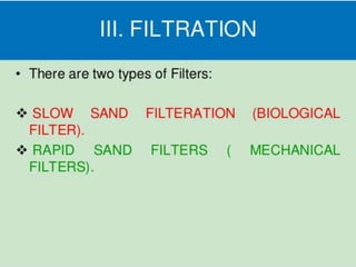 Water purification at large scale | PPTX