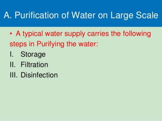 Water purification at large scale | PPTX