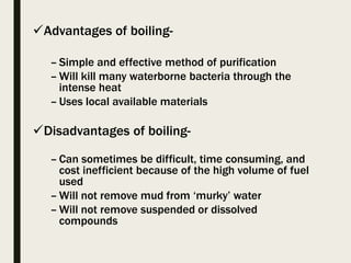 Water purification by samrat gurung | PPTX | Indoor Environmental ...