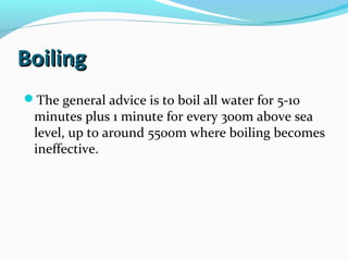 Water purification methods | PPT